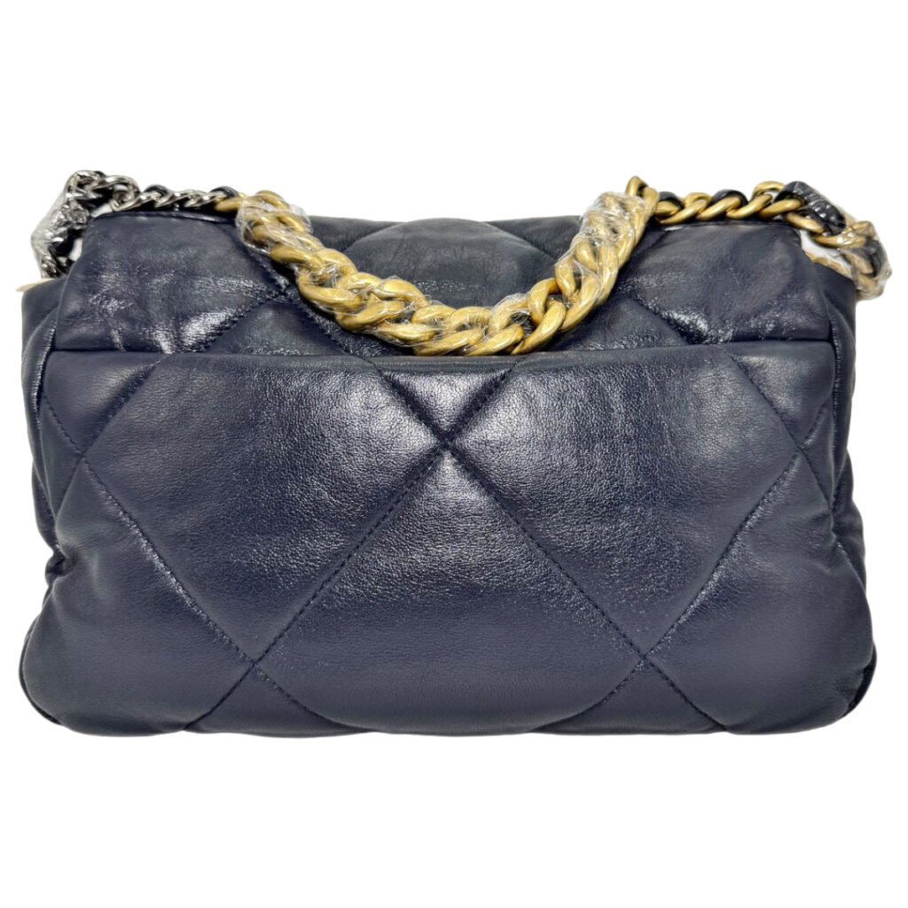 Chanel 19 Bag Small 99% New Dark Navy Blue Crossbody bag 29 Series ...